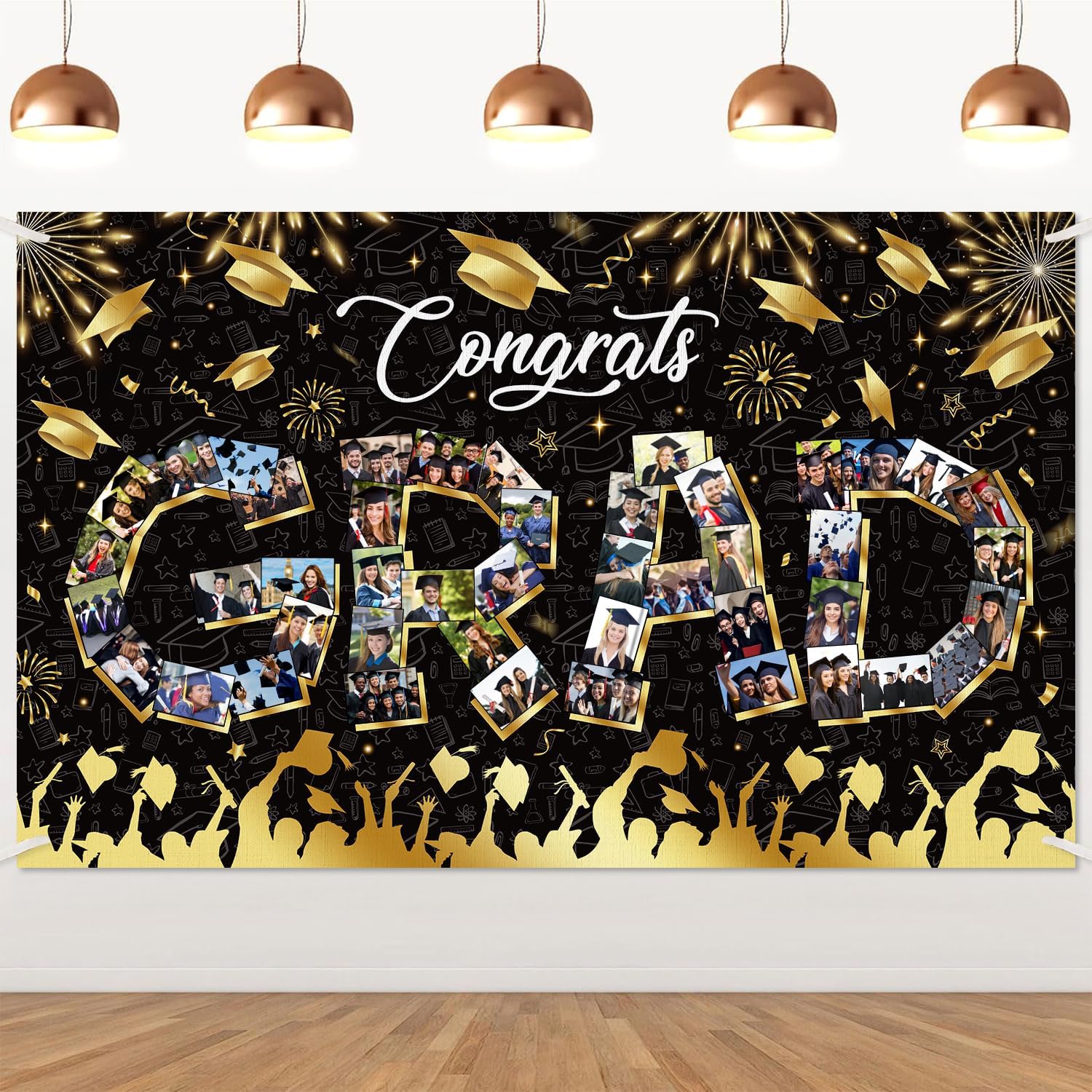 Amazon.com: Congratulations Graduation Photo Banner Personalized ...