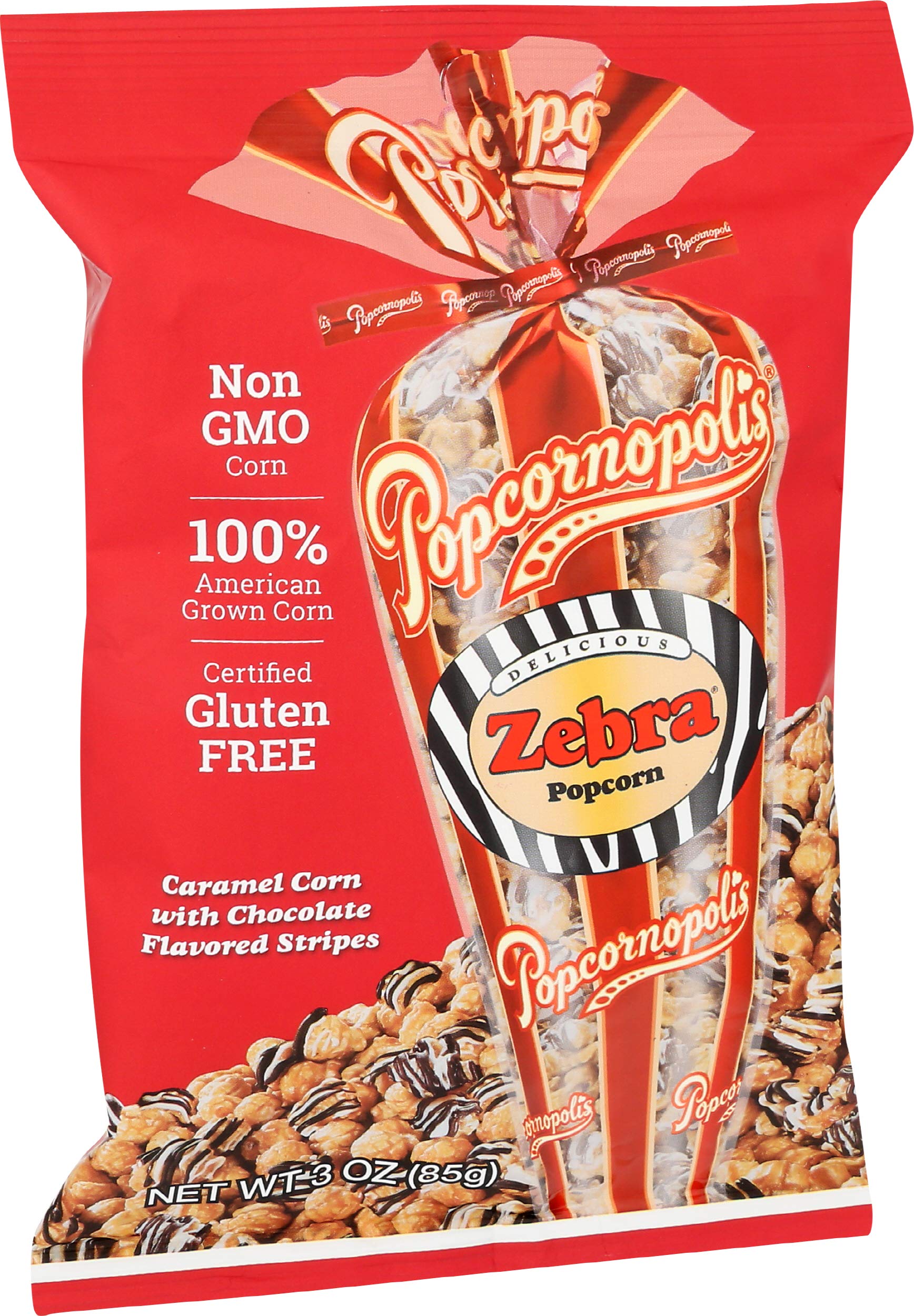 Snapklik.com : Popcornopolis Zebra Popcorn