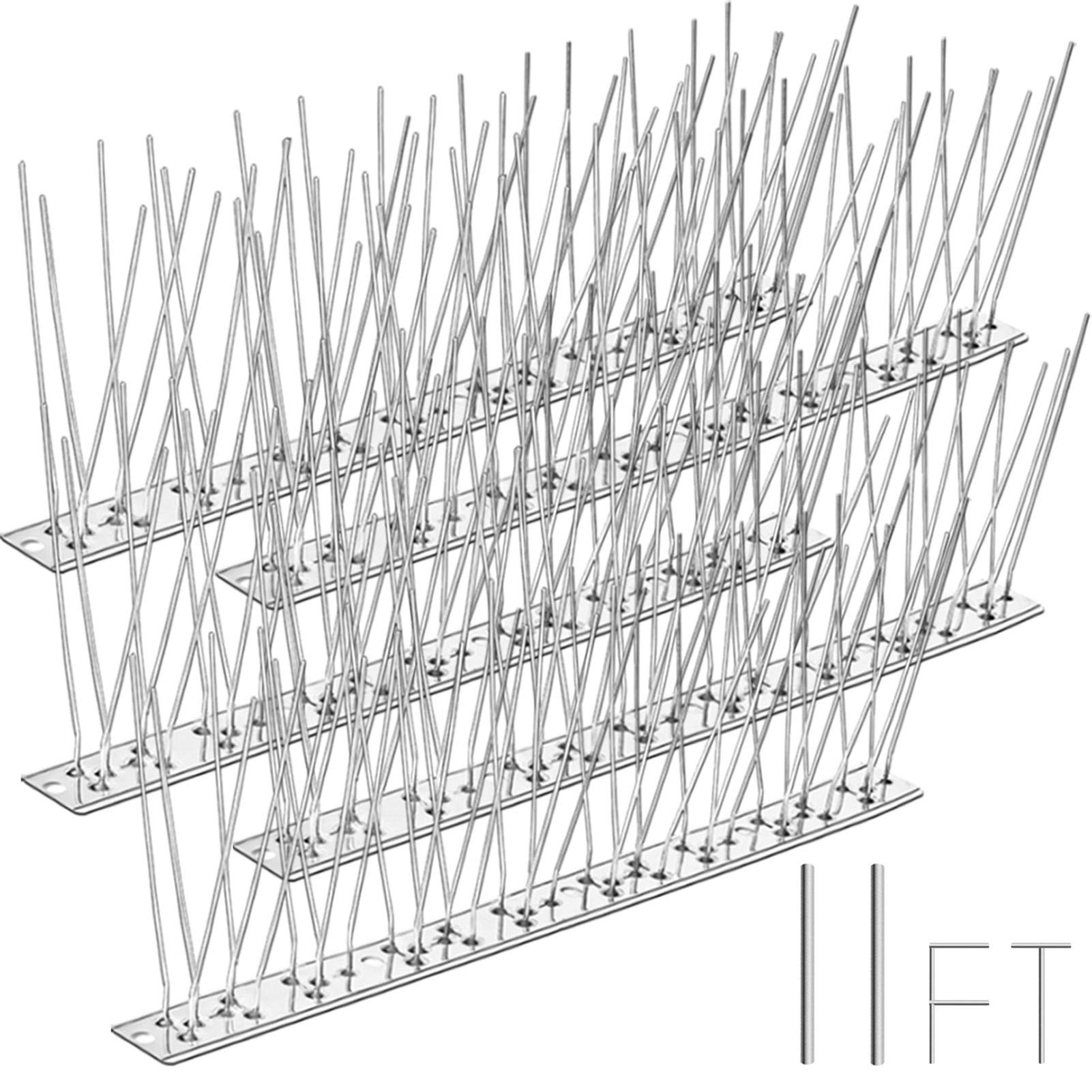 Buy Bird Spikes, Stainless Steel Bird Deterrent Spikes for Pigeon and ...