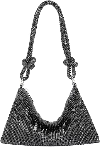 YUWITA Rhinestone Purse for Women Evening Bag Glitter Sparkly Mini ...