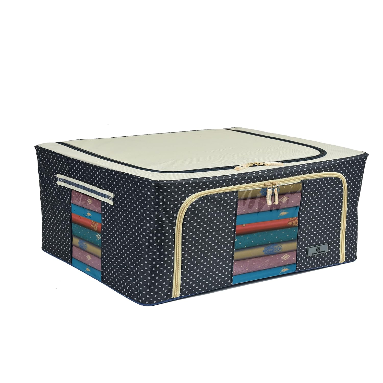 Yellow Weaves Foldable Cloth Storage Box/Wardrobe Organizer - 44 LTR, 1 ...