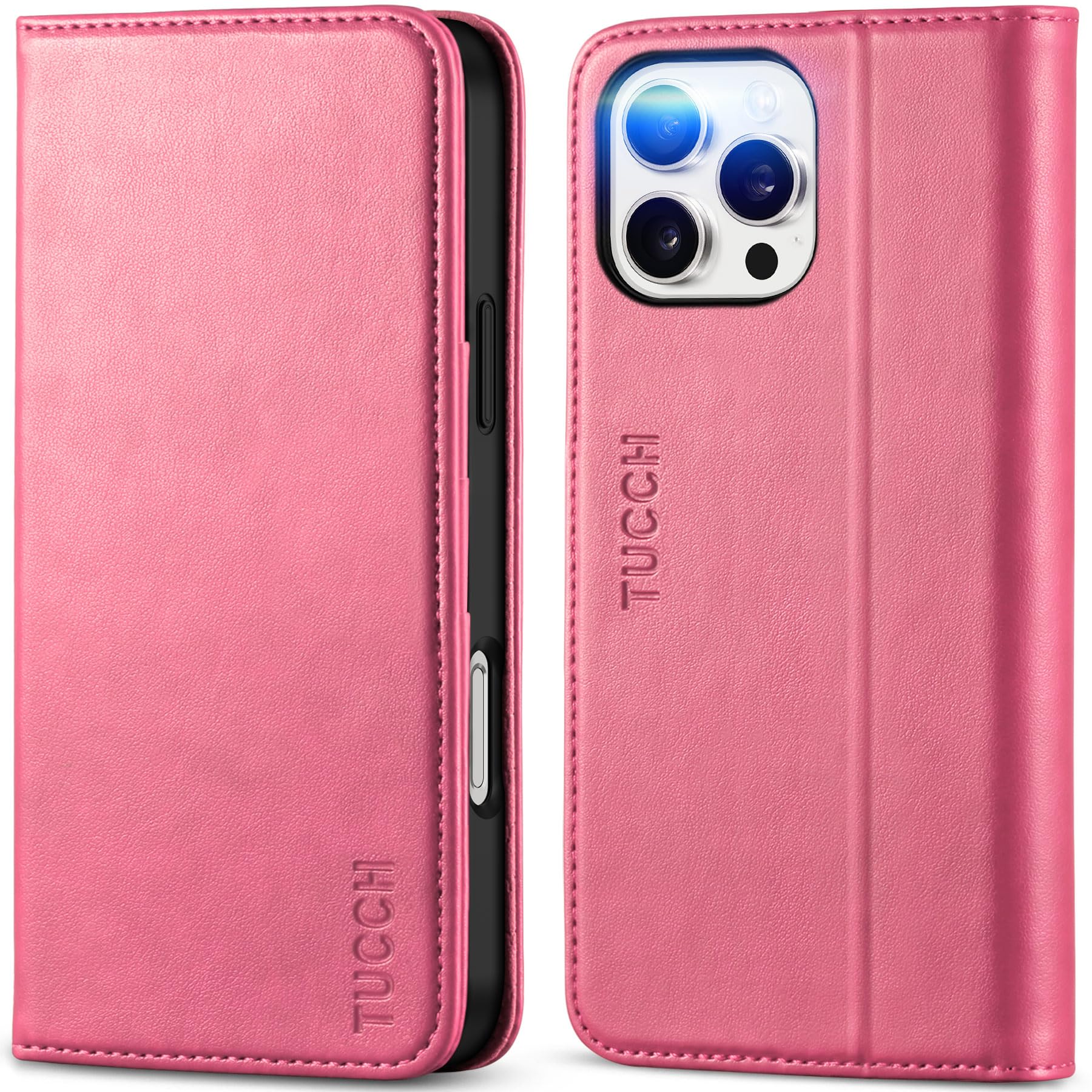 Amazon.com: TUCCH Case Wallet for iPhone 16 Pro Max, 3 Card Slots PU ...
