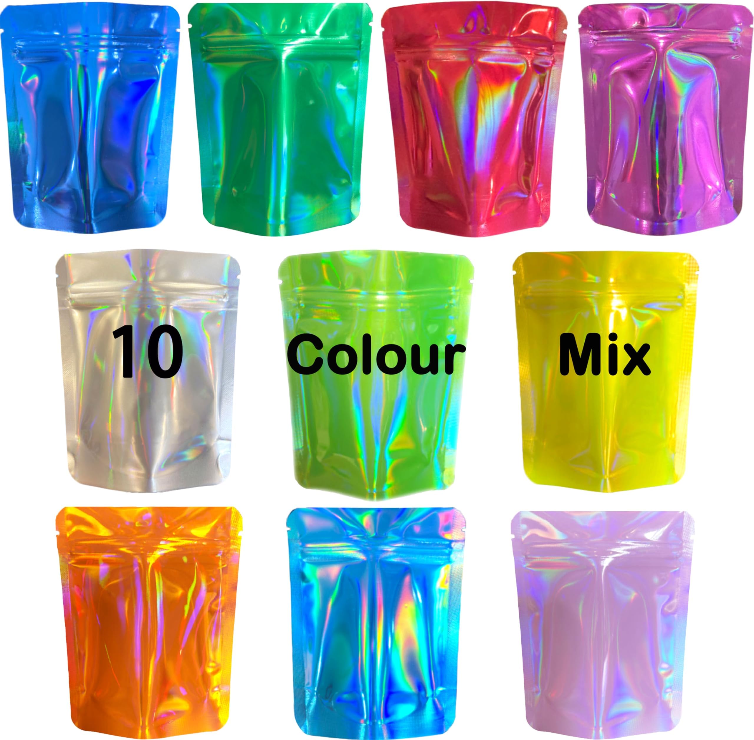 Amazon.com: luckkyme 500 Pack Aluminum Foil Bags, Matte Sample Pack ...