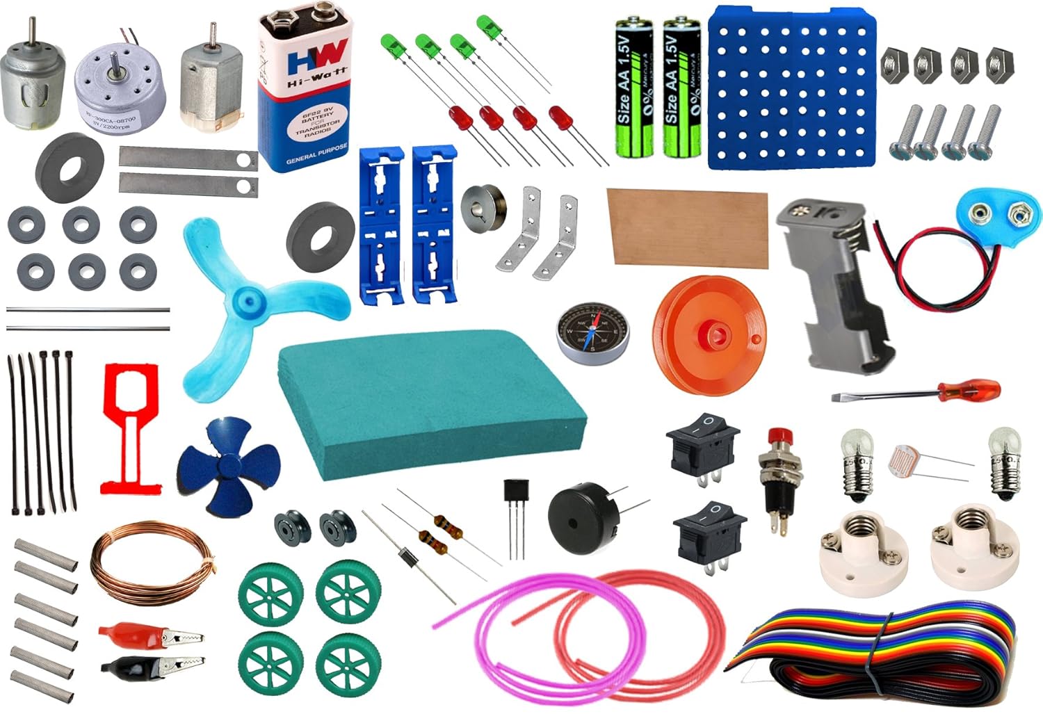 Buy THE CURIOUS BRAIN Plastic Educational Electronic Hobby Kit - 85 ...