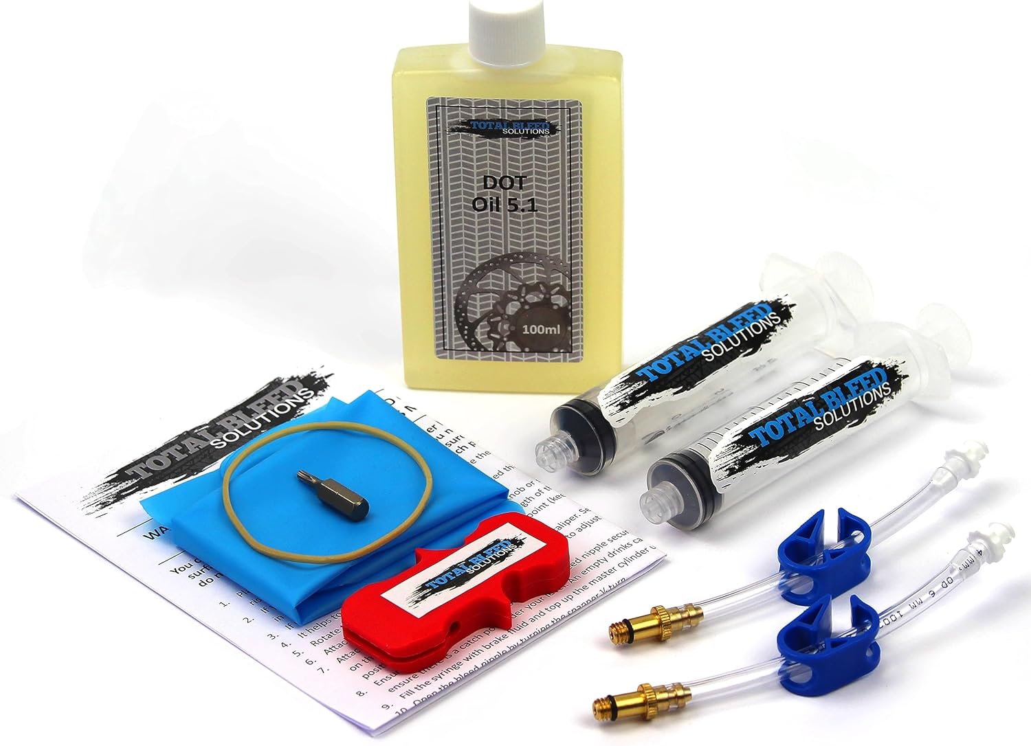 * TBS Hydraulic Brake Bleed Kit for AVID + DOT 5.1 Fluid * Juicy Elixir ...