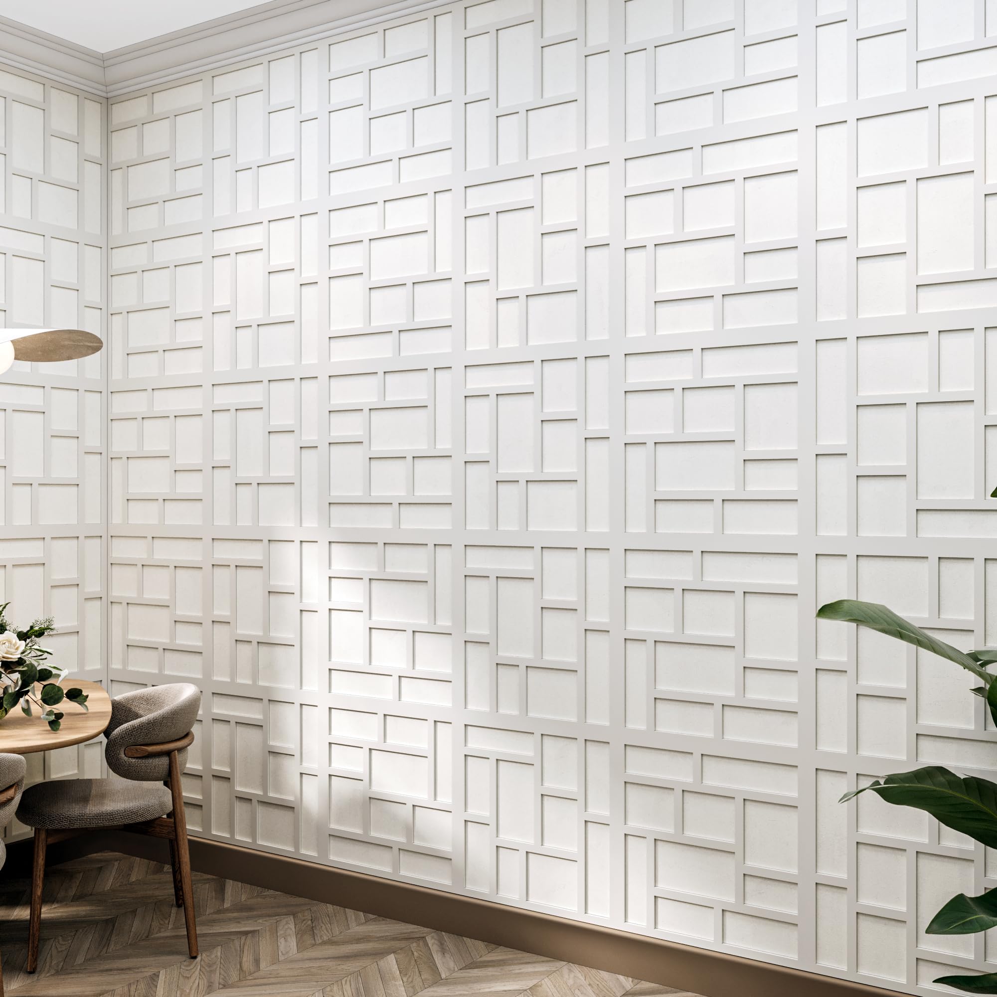 Amazon.com: birdeco MDF Decorative Wall Panel to Cover 23.6 x 23.6 ...
