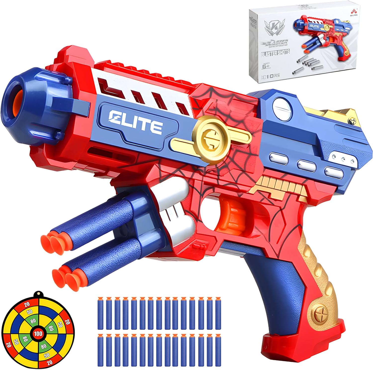 VIOPY Pistola de Juguete para Niños，Pistola de Dardos，Objetivo de Disparo con Pistola de Juguete ...