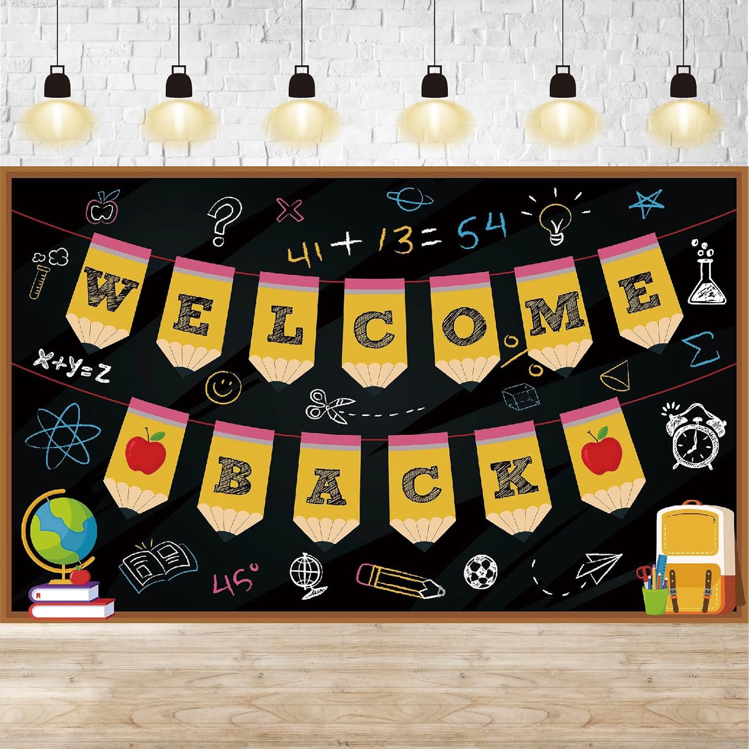 Amazon.com: Back to School Banner Decorations for Classroom Colorful ...