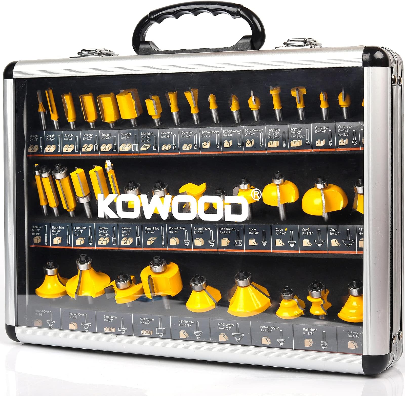 Amazon.com: SKIL 91030 Carbide Router Bit Set, 30-Piece : Everything Else