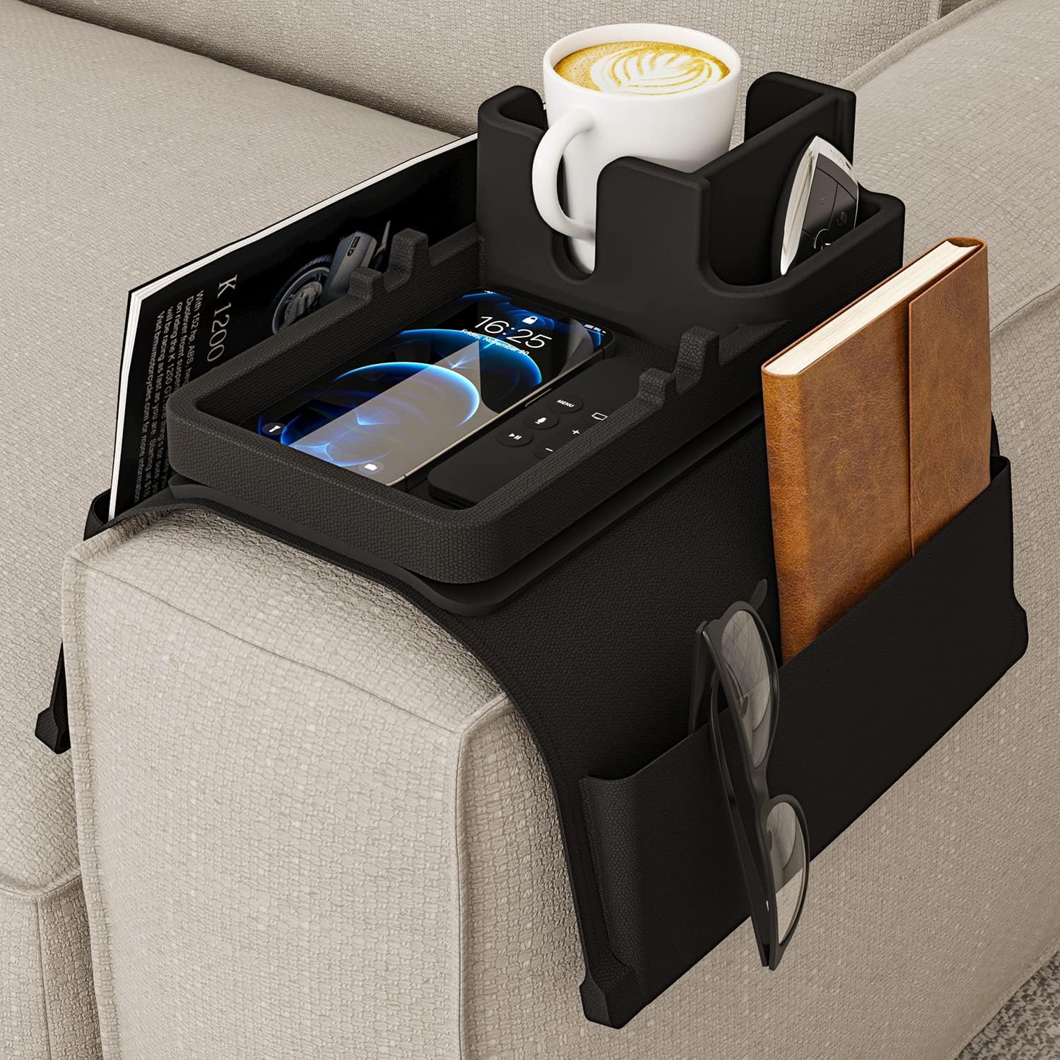 Amazon.com: Couch Cup Holder, Couch Arm Tray, Portable Couch Drink Holder Couch Accessories ...
