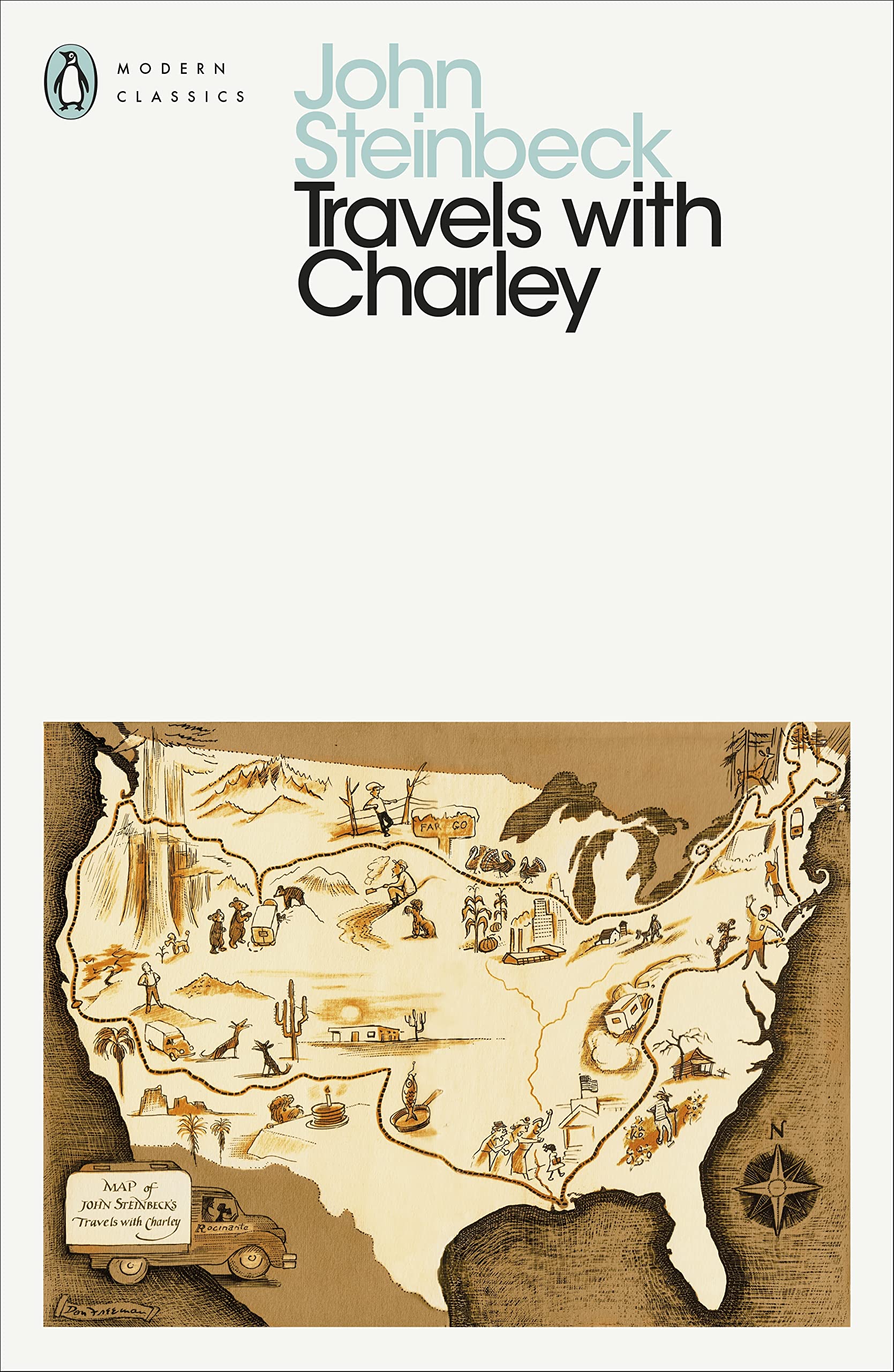 Travels with Charley: In Search of America : Steinbeck, John, Parini ...