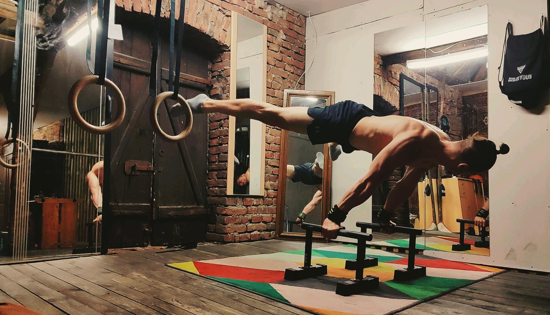 RAMASS Fitness Parallettes, Gymnastik, Calisthenics, Körpergewicht ...