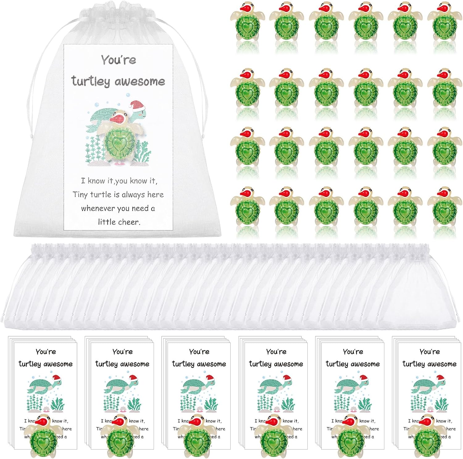 24 Sets You're Turtley Awesome Christmas Employee Appreciation Gifts ...