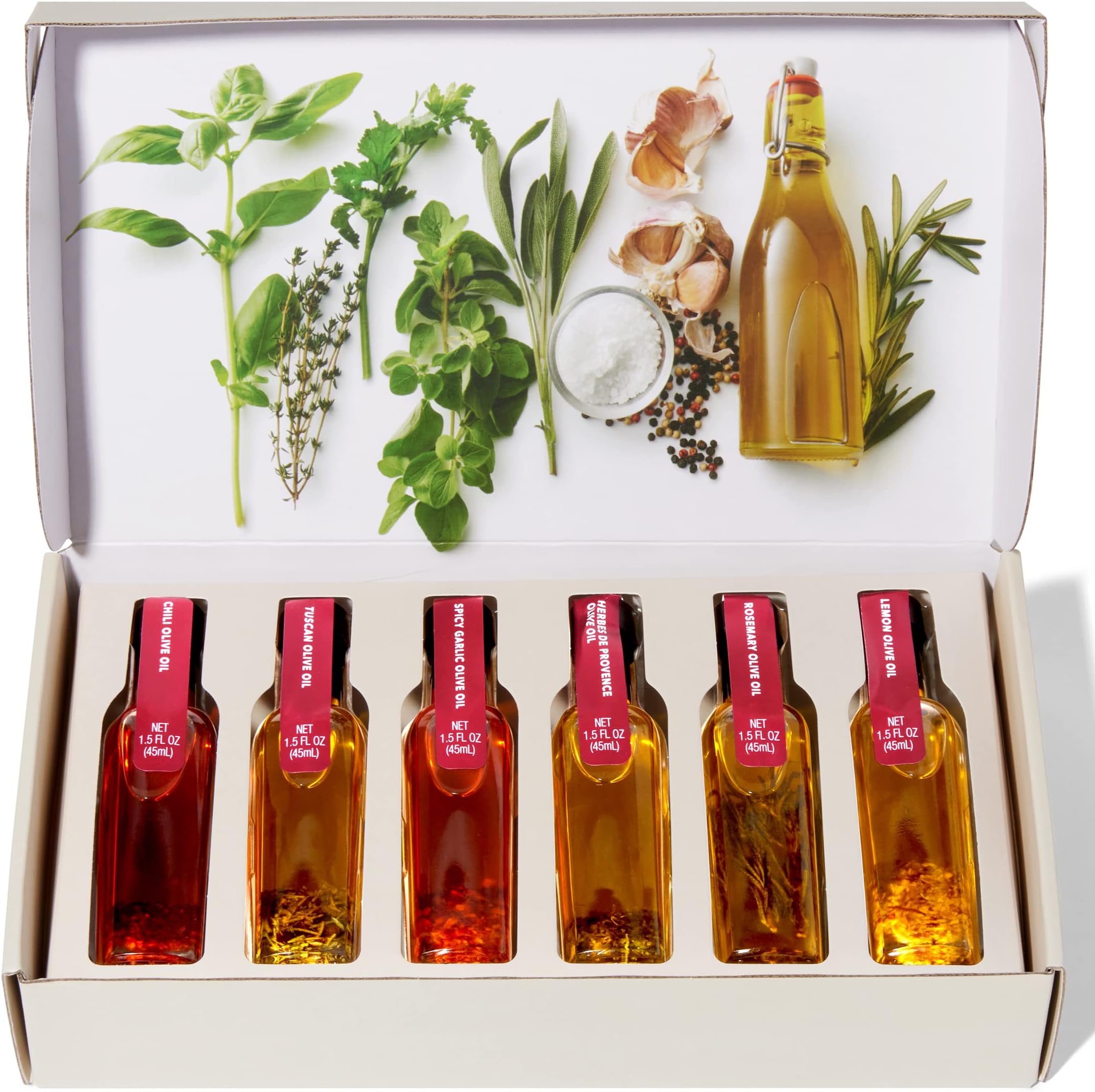 Amazon.com : Thoughtfully Gourmet, Spice Infused Olive Oil Gift Set ...