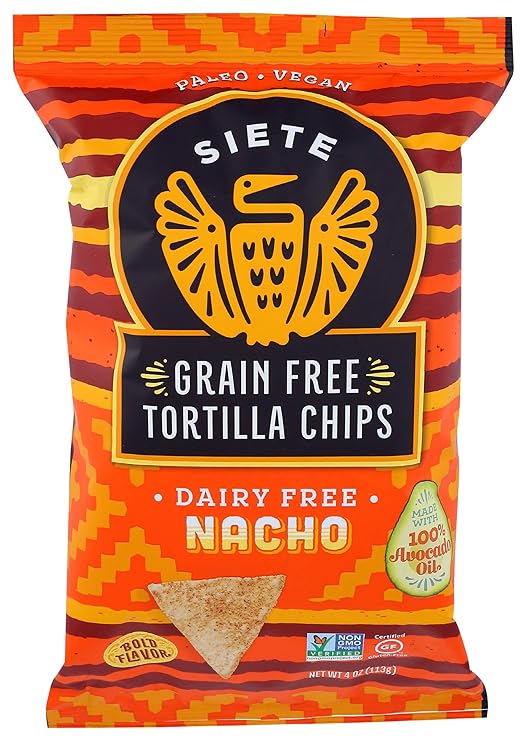 Amazon.com: Siete Nacho Grain Free Tortilla Chips, 4 Oz