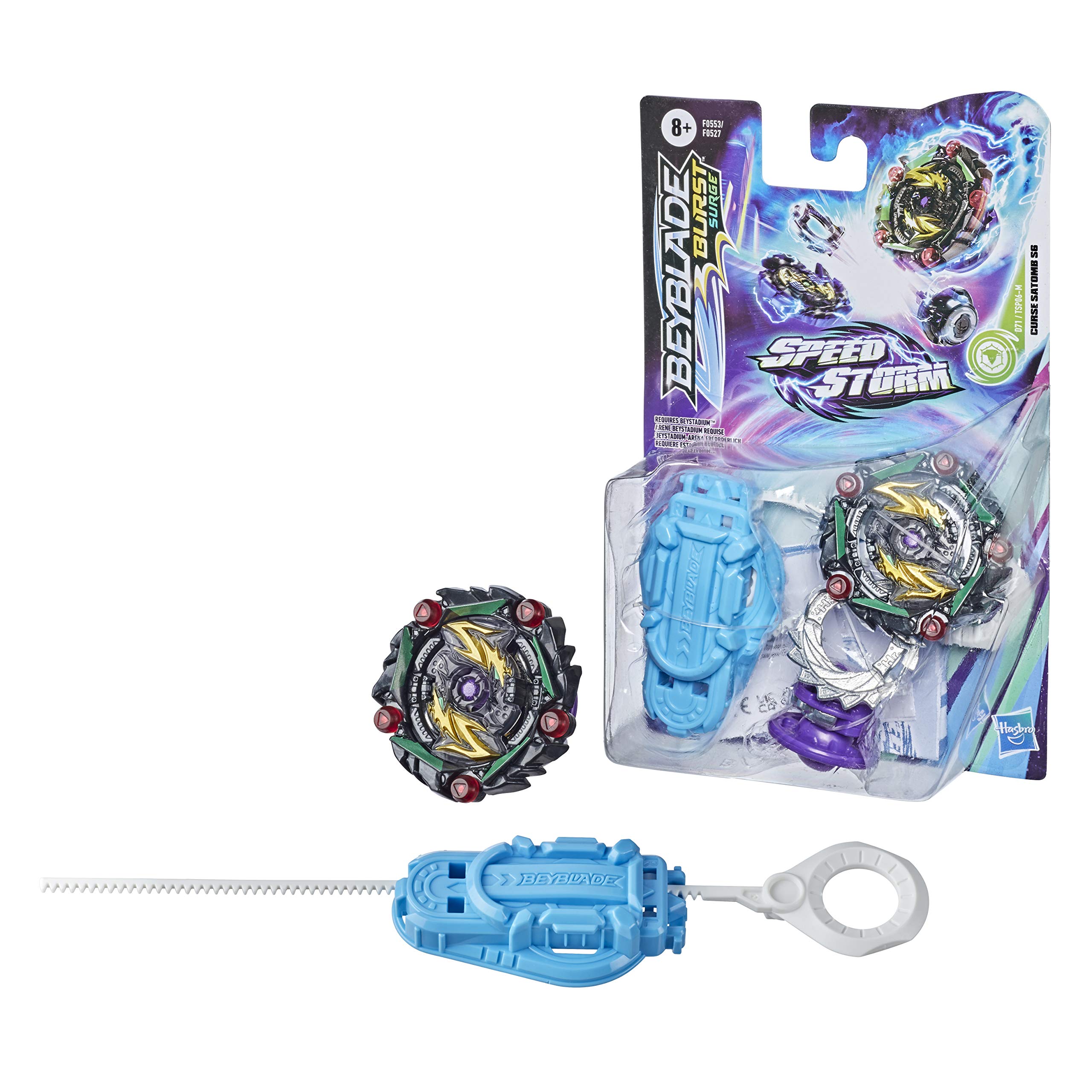 Hasbro Beyblade Burst Surge Speedstorm Curse Satomb S6 Spinning Top ...
