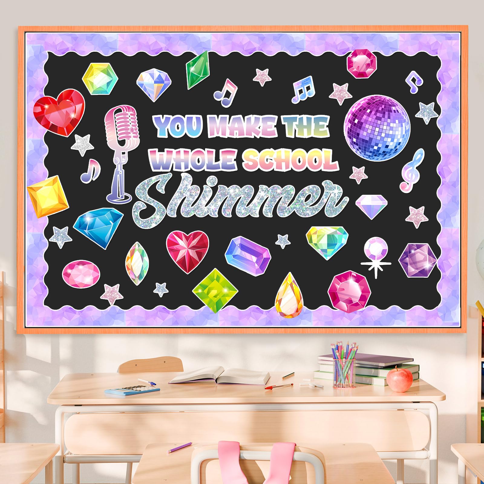 Snapklik.com : 67 Pcs Classroom Bulletin Board Decoration Set You Make ...