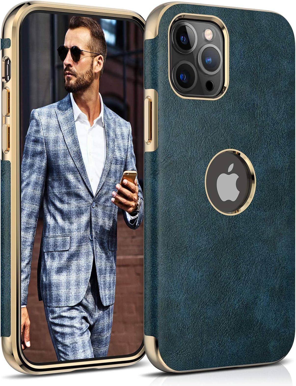 Amazon.com: iPhone 12 Pro Max Case,RORSOU 3 in 1 Ultra Thin and Slim ...