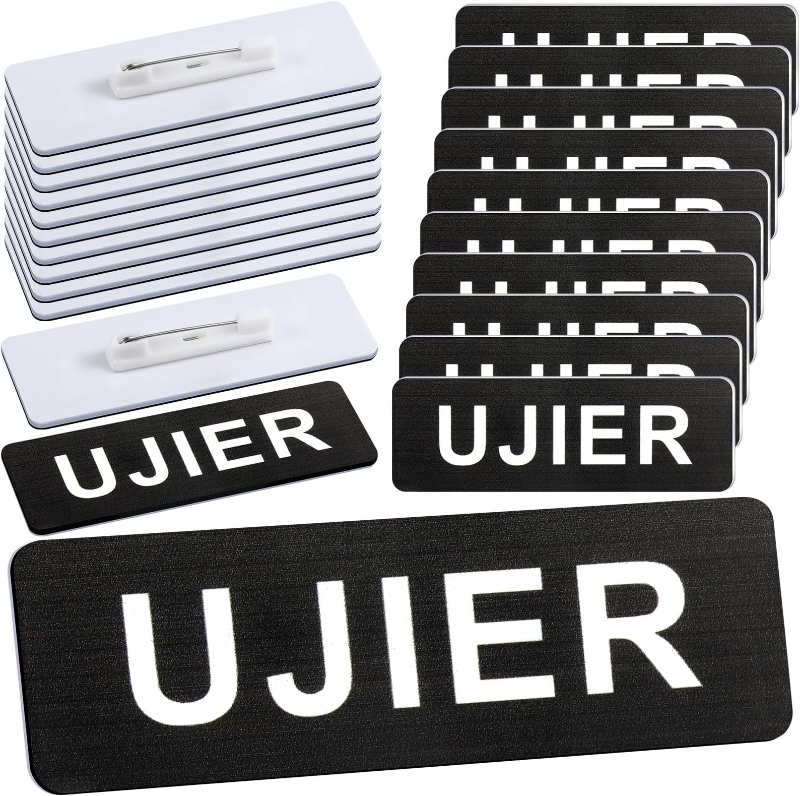 Amazon.com: Fullhawl 12 Pcs Magnetic Usher Badges and 4 Pcs Greeter ...