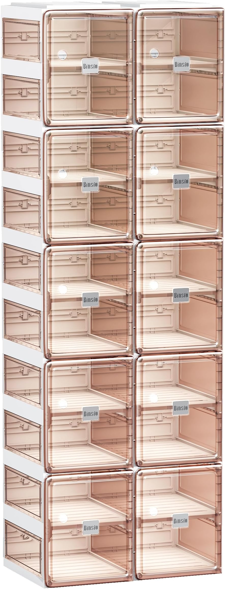 Amazon.com: YITAHOME 8 Tiers-32 Pairs Easy Assembly Shoe Rack with ...