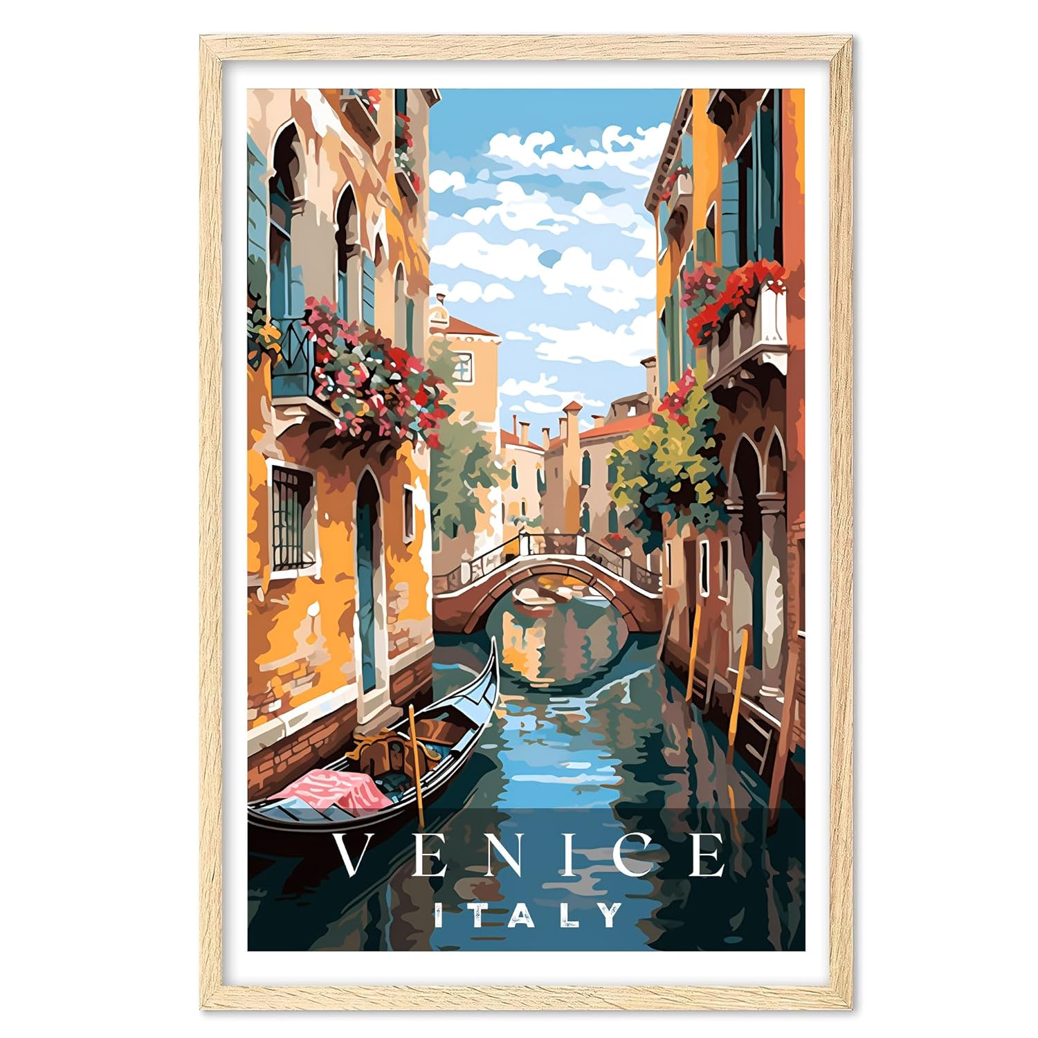 Amazon.com: Venice Poster, Italy Poster, Italy Wall Art, Vintage Travel ...