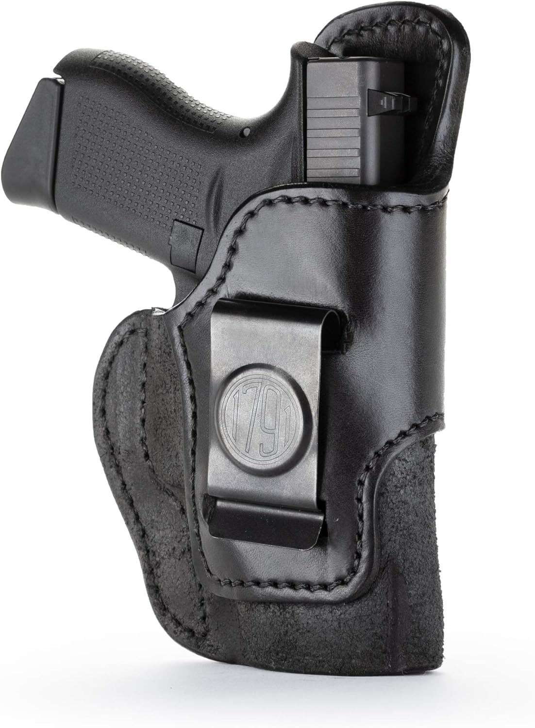 1791 GUNLEATHER Funda Glock 43 Funda rígida de cuero IWB de alta calidad, para diestros ...