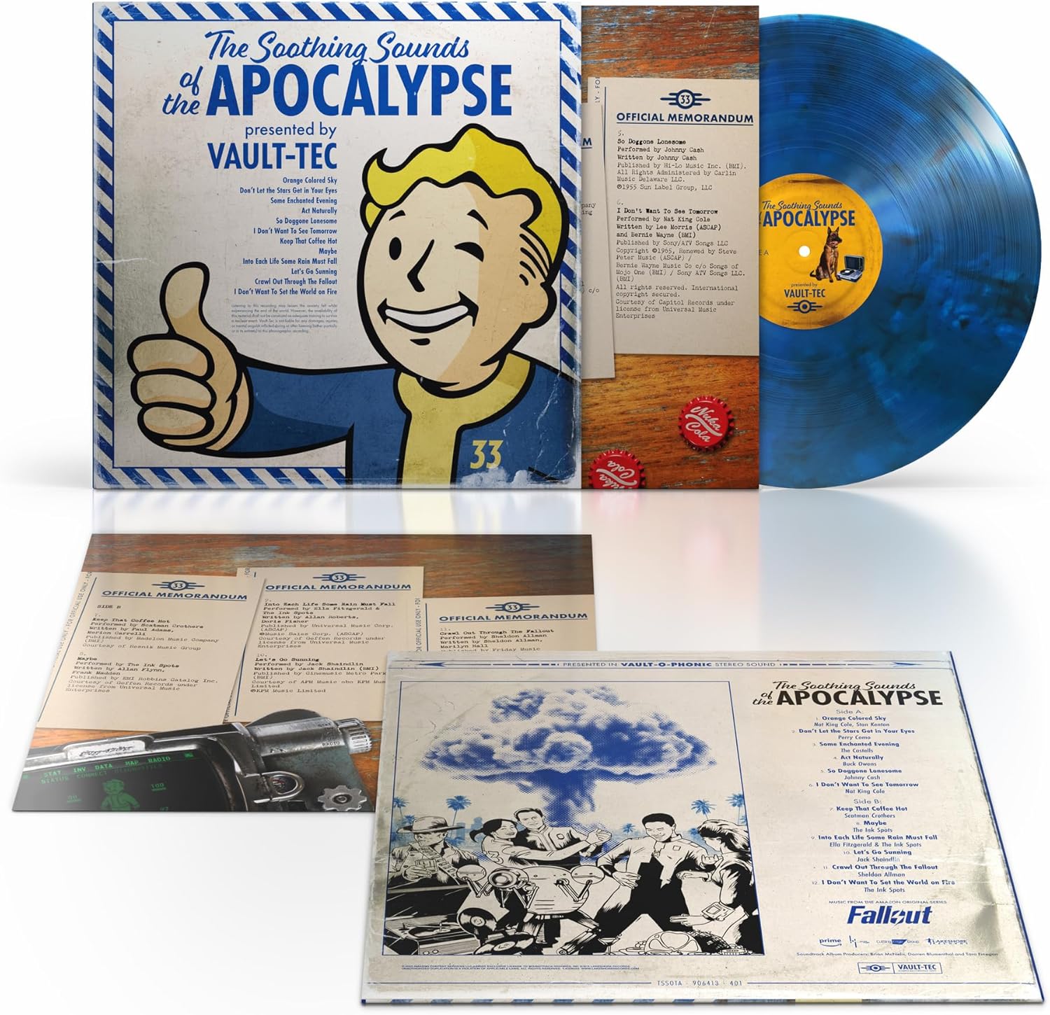 Fallout - The Soothing Sounds Of The Apocalypse (Blue Smoke Vinyl ...