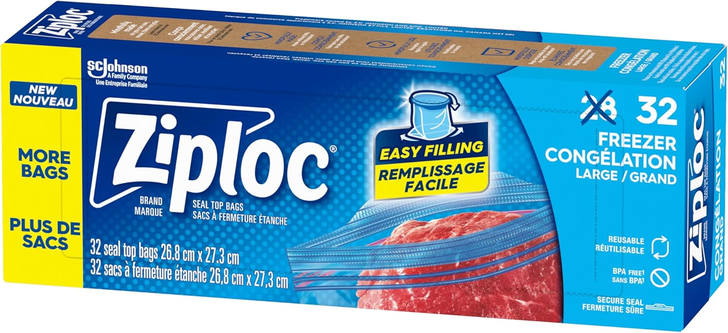 Amazon.com: Large Freezer Bags - 28 Pack : Health & Household