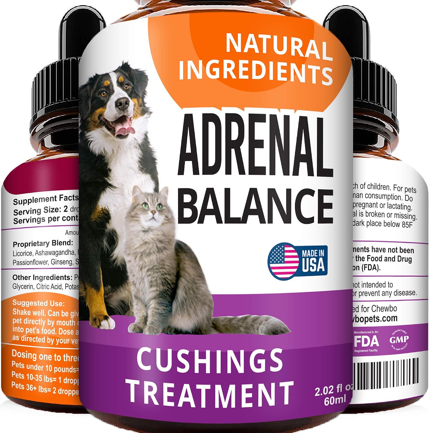 Adrenal Balance for Dogs and Cats - Cushings Treatment for Pets ...