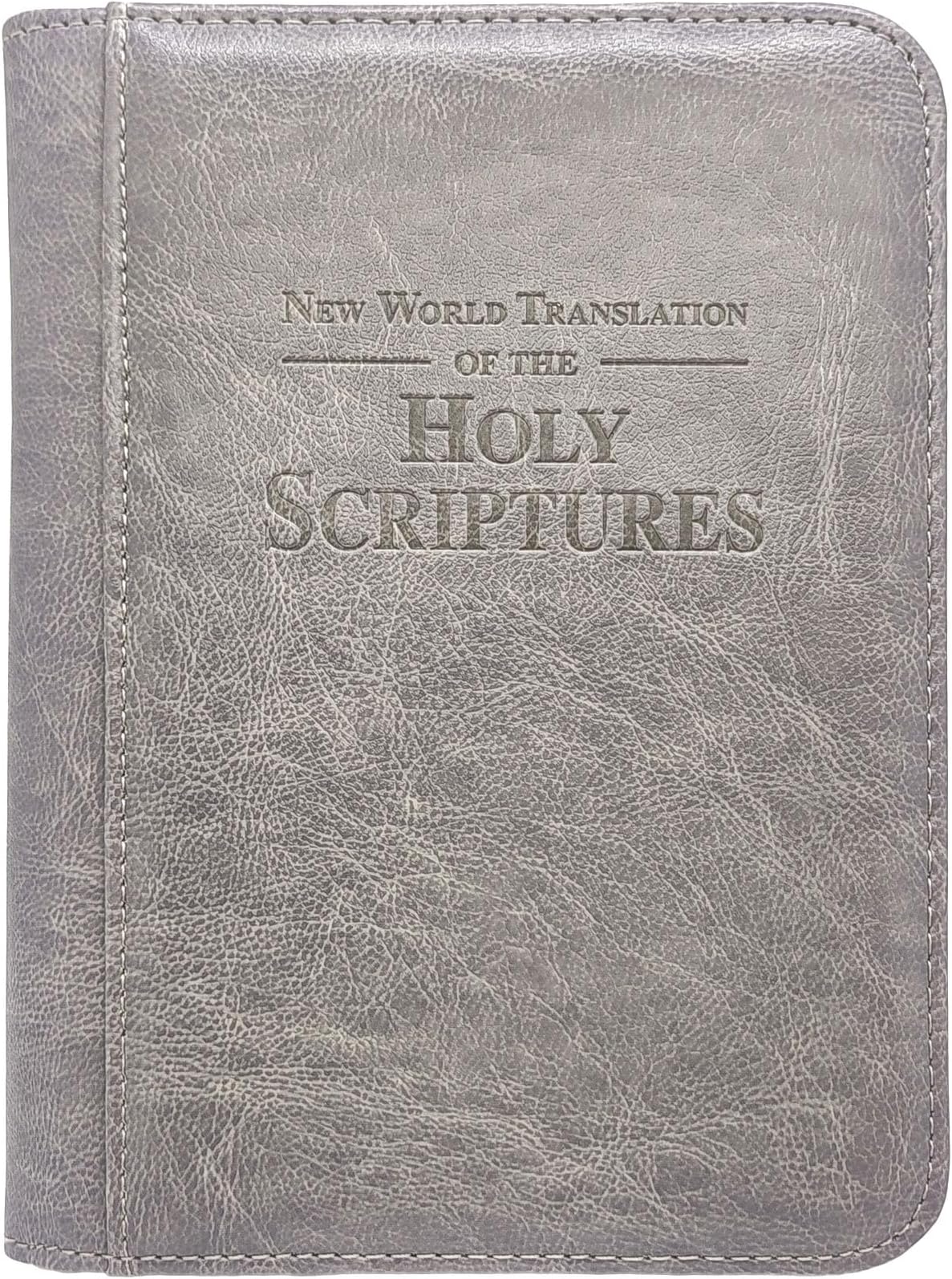 Amazon.com: JW Holy Scriptures Book Cover - Faux Leather Zippable ...