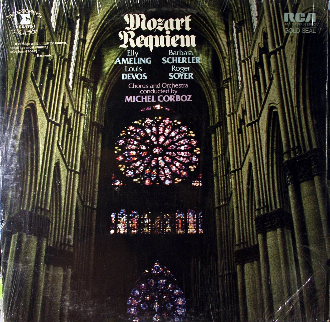 WA Mozart, Michel Corboz, Elly Ameling, Louis Devos, Gulbenkian ...