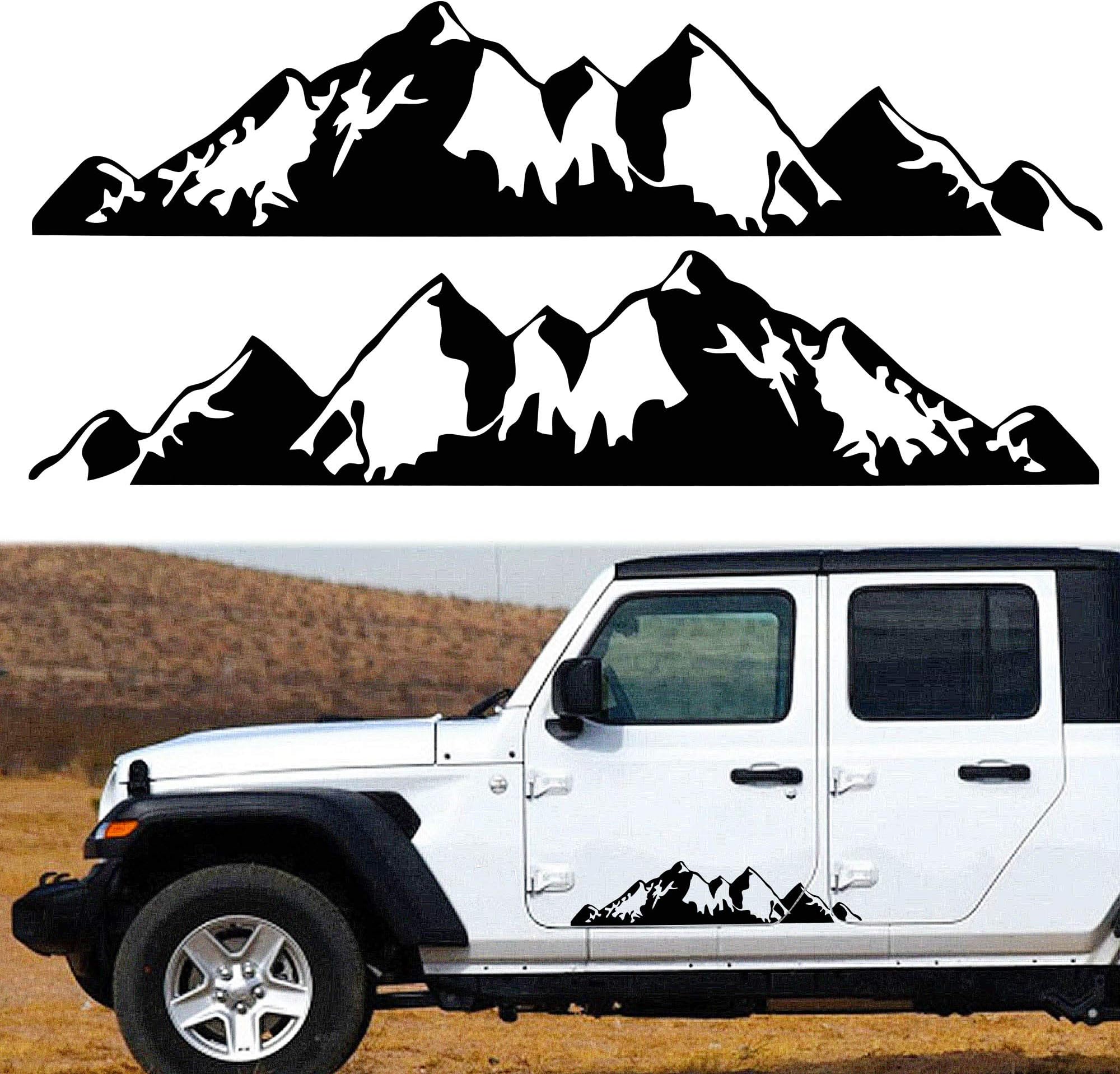 Amazon.com: Mountain Stripes Decals Stickers Graphics Compatible with ...