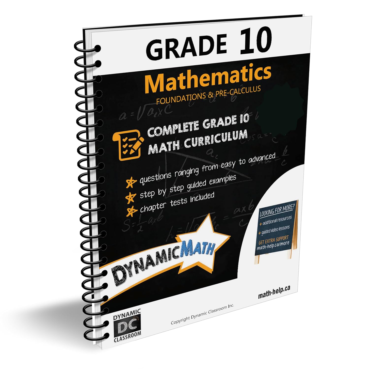 Dynamic Math Workbook - Complete Grade 10 Mathematics Curriculum ...