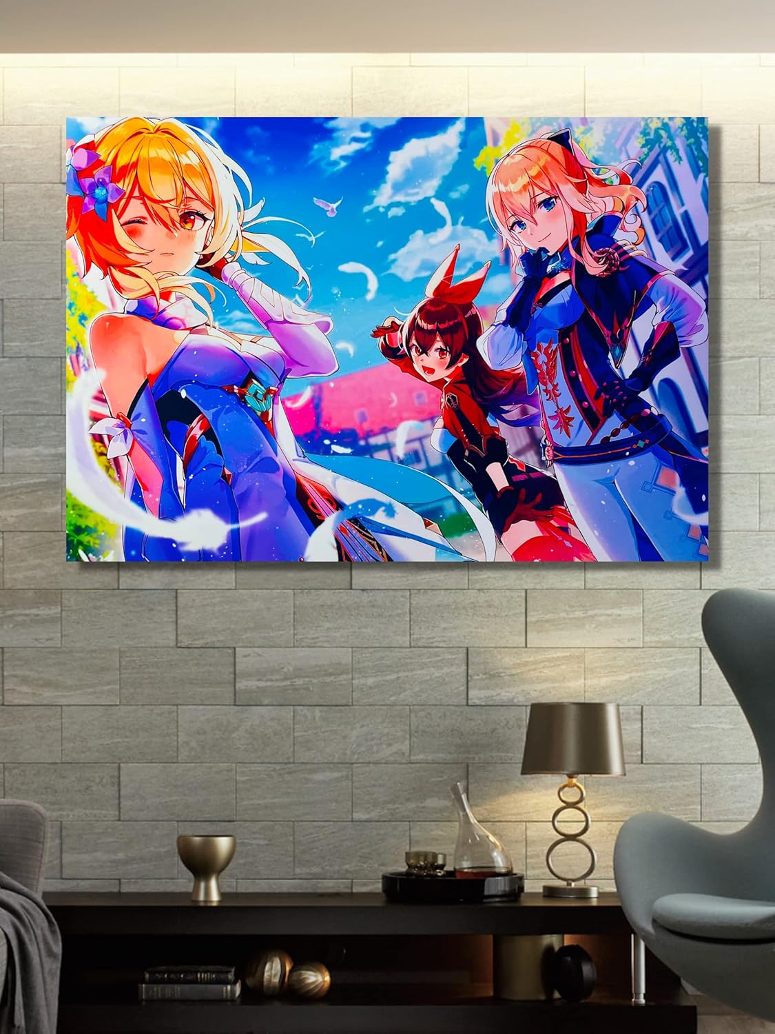 Amazon.com: Genshin Poster, Anime Genshin Poster, Genshin Impact ...