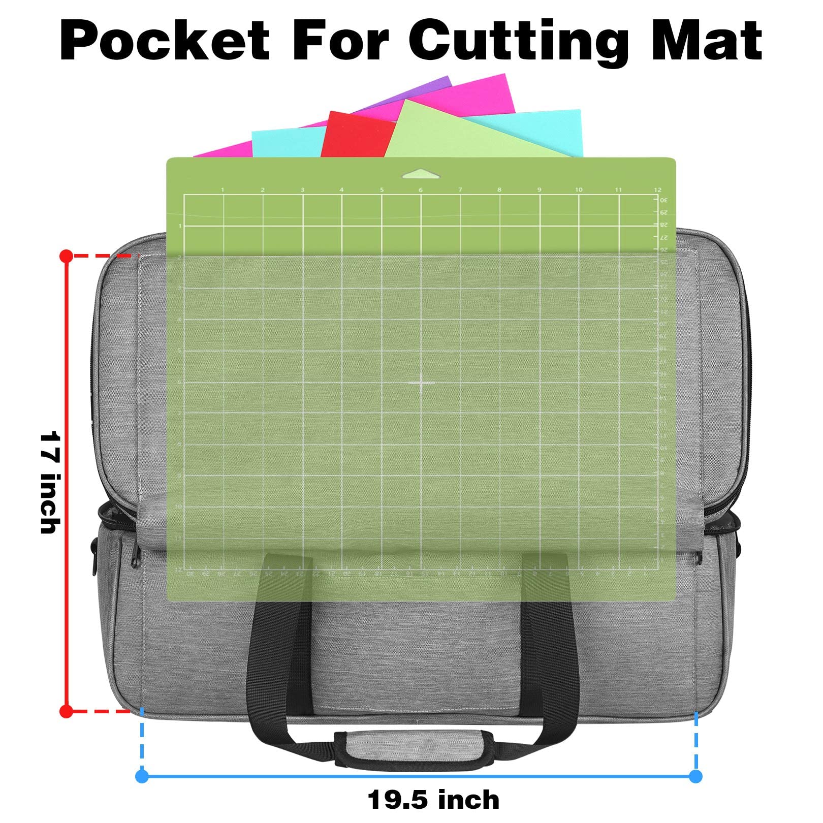 Snapklik.com : Double-Layer Carrying Case For Cricut Die Cut Machine ...