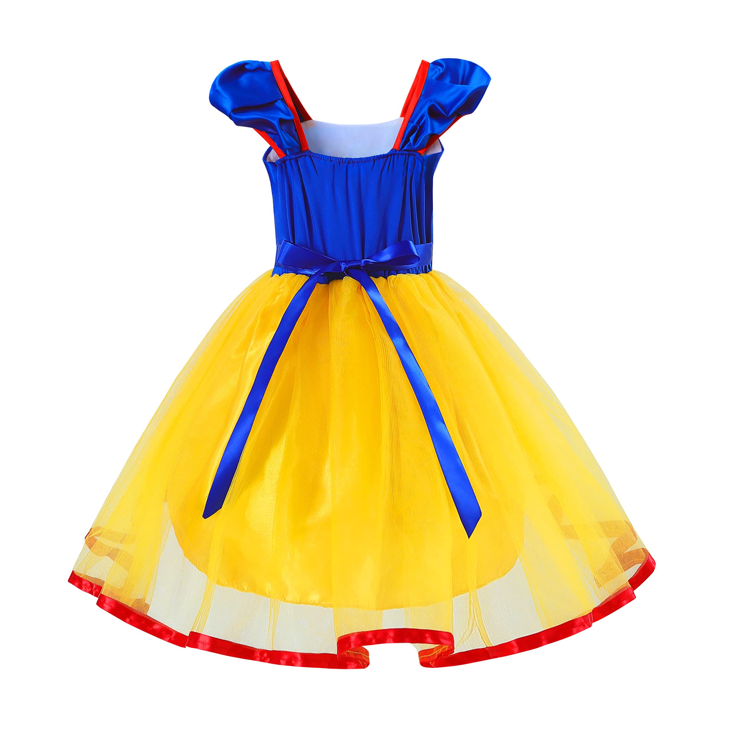 Snapklik.com : Aoiviss Princess Dresses For Girls Cute Yellow Princess ...