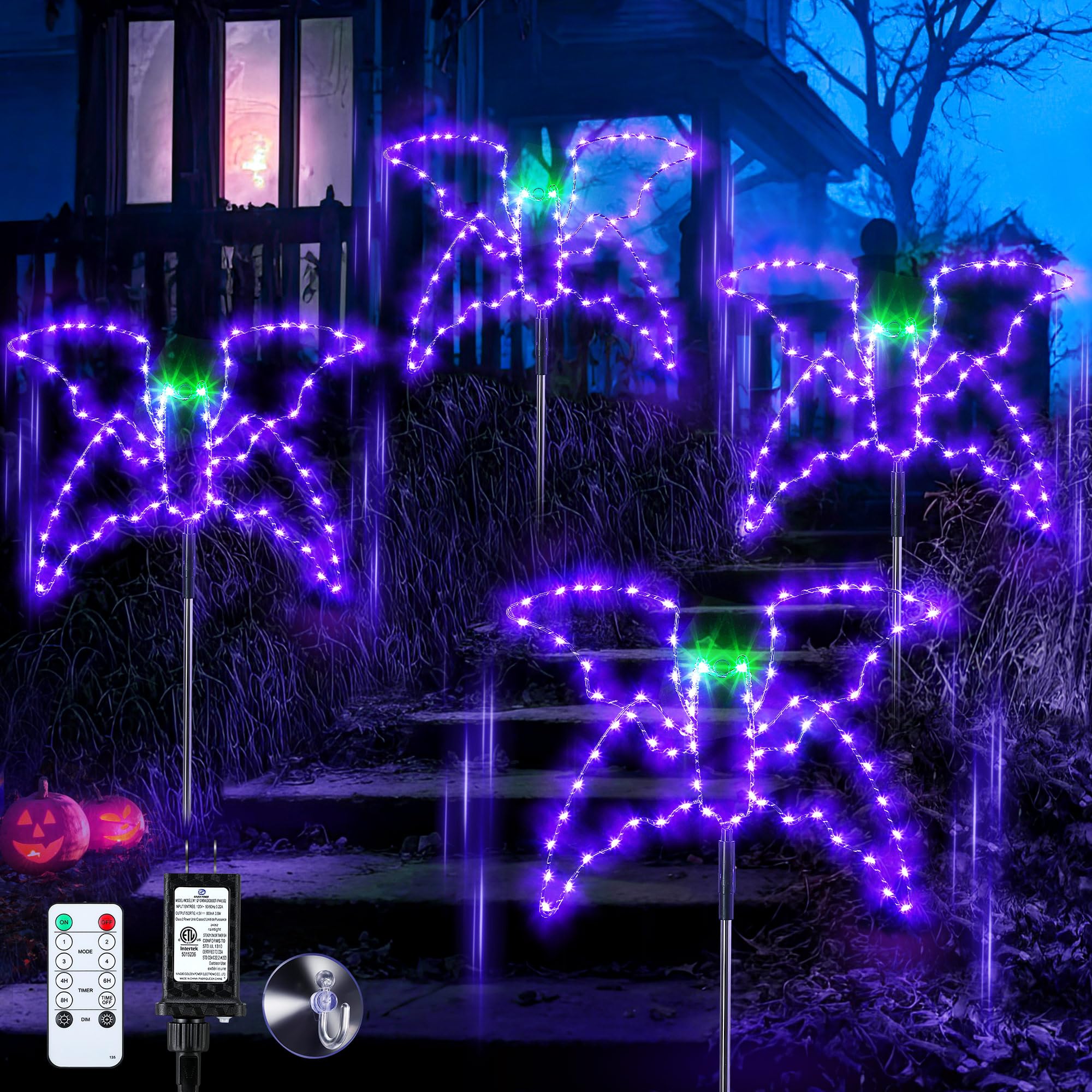 Snapklik.com : Halloween Lights Outdoor Decoration, 4 Pack Halloween ...
