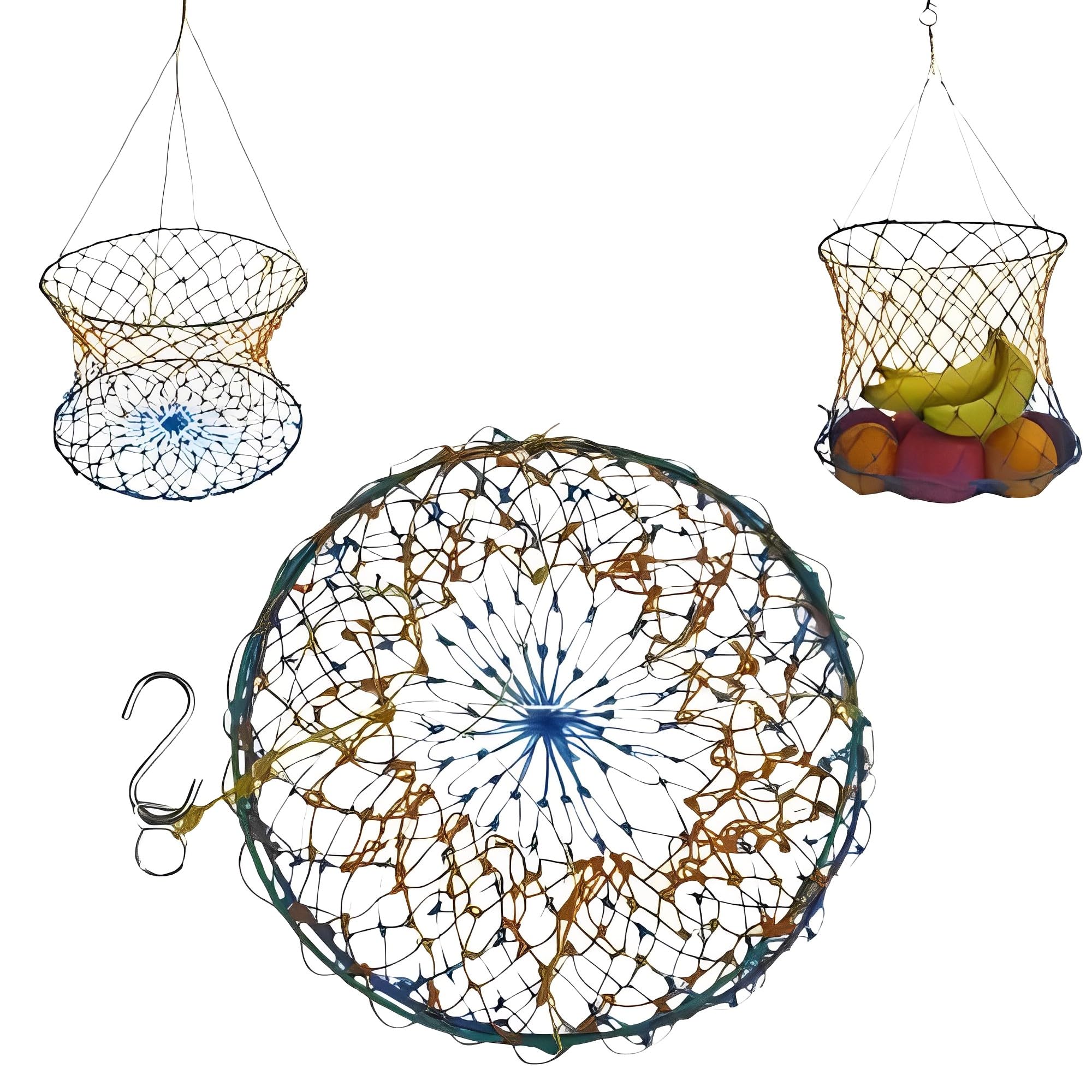 Saiostore Multipurpose Plastic Hand-Made Storage Bag For Hanging Fruits ...