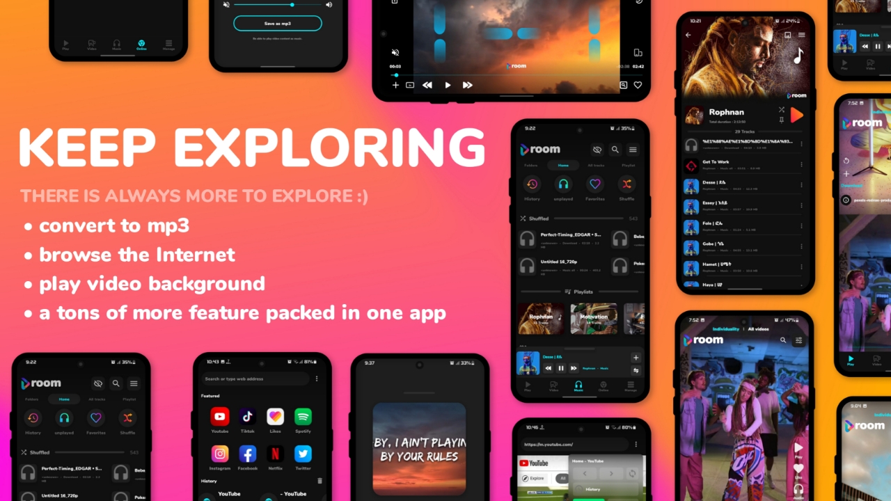 room: video & music player - App on Amazon Appstore