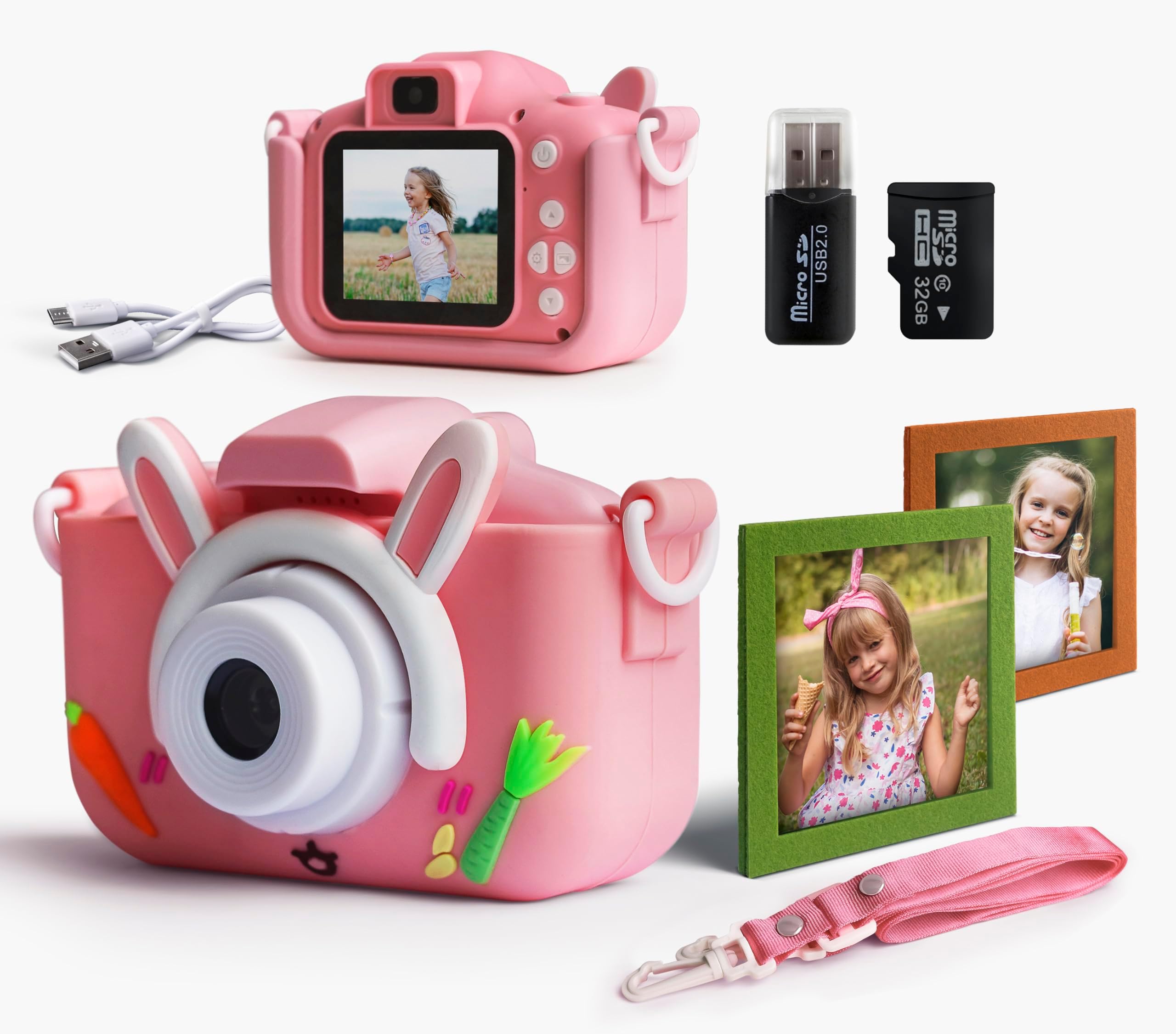 Amazon.com: Upgrade Unicorn Kids Camera for 3-12 Year Old Girl Toys ...