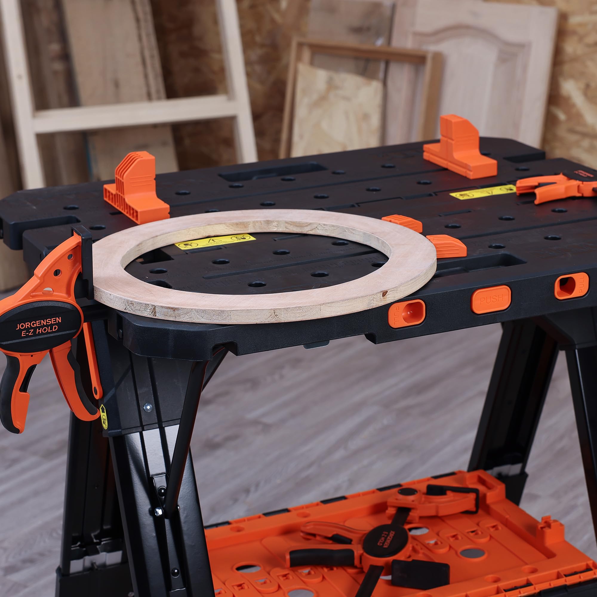 Snapklik.com : Pony 4PK Clamp Dogs Kit For Pony Portable Folding Work Table