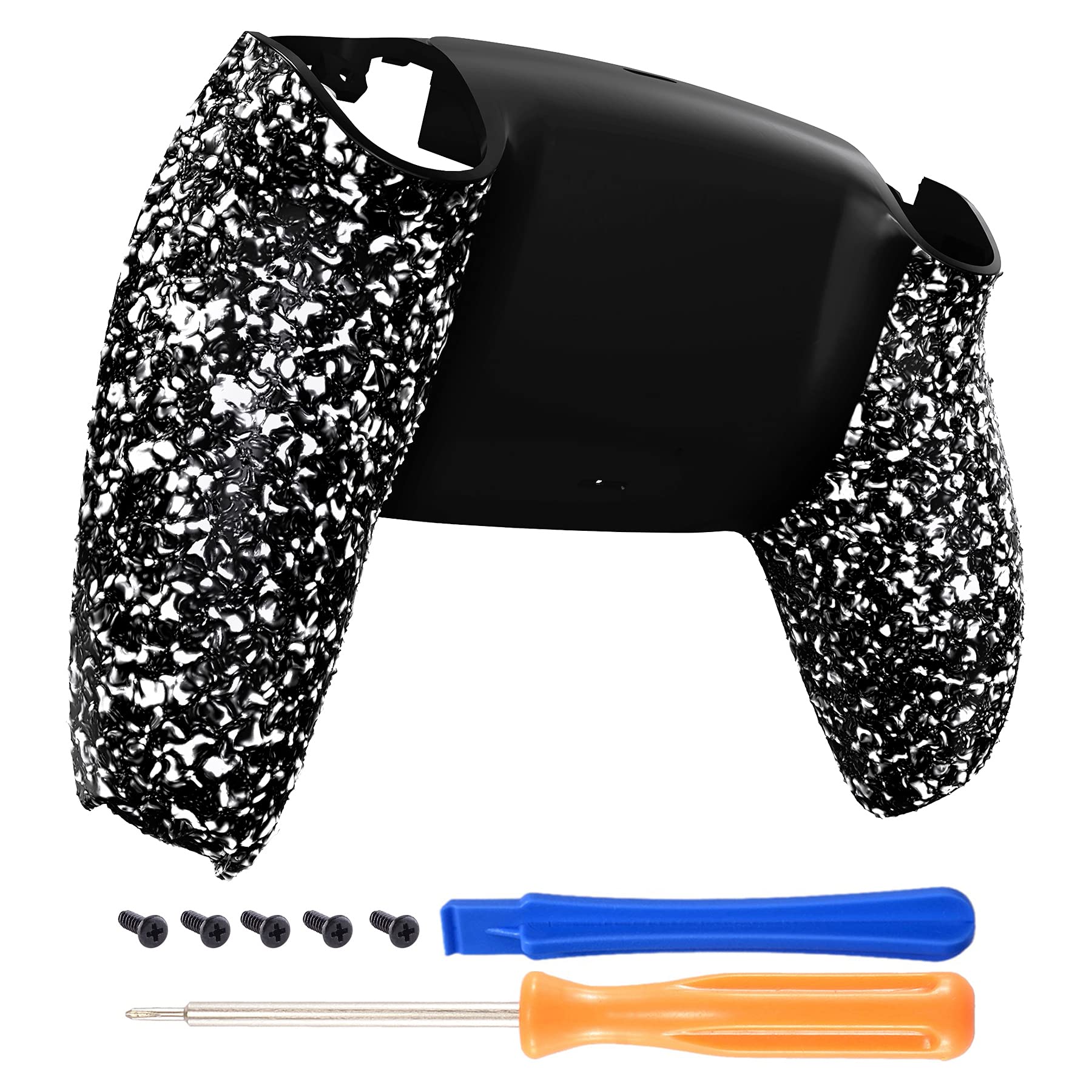 Amazon.com: eXtremeRate Textured White Non-Slip Custom Back Plate Bottom Shell Compatible with ...