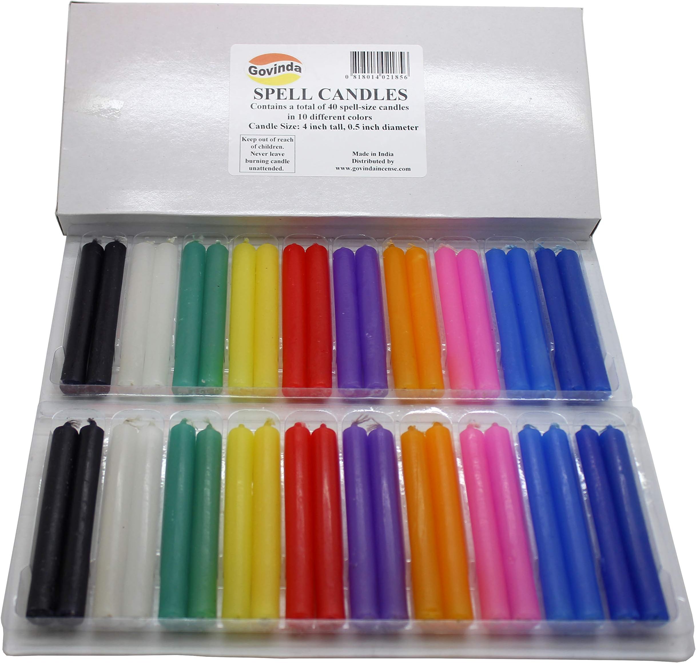 Amazon.com: MTLEE 300 Pack 4'' Chime and Spell Candles Dripless Candle ...