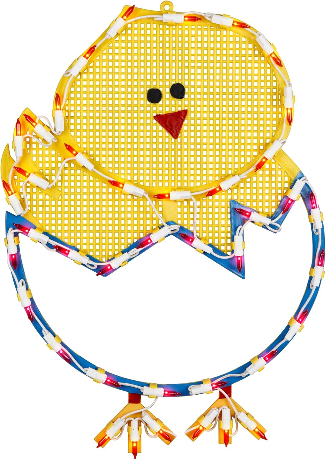 Amazon.com : Lighted Hatching Baby Chick in Egg Easter Window ...