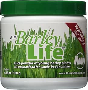 Amazon.com: AIM BarleyLife Traditional 6.35 oz/180g Powder : Grocery ...