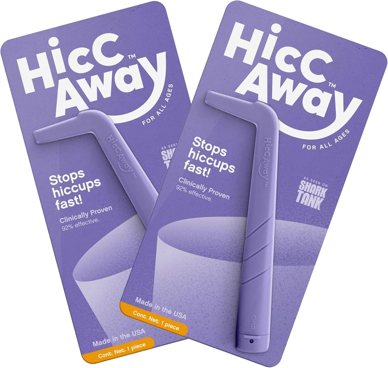 Amazon.com: HICCAWAY Hiccup Straw - Stops Hiccups Naturally & Fast - As ...