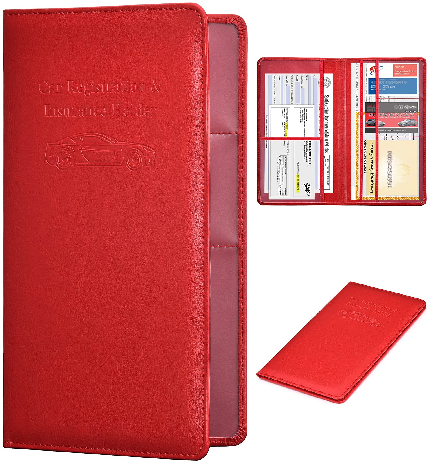 Snapklik.com : HerriaT Car Registration And Insurance Card Holder ...