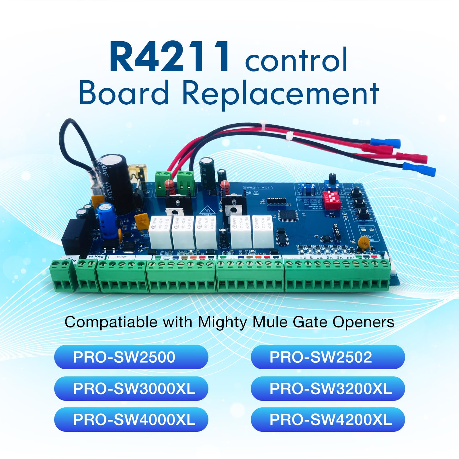 Gate Crafters R5211 Replacement AKWH R4211 Control Board Replacement ...