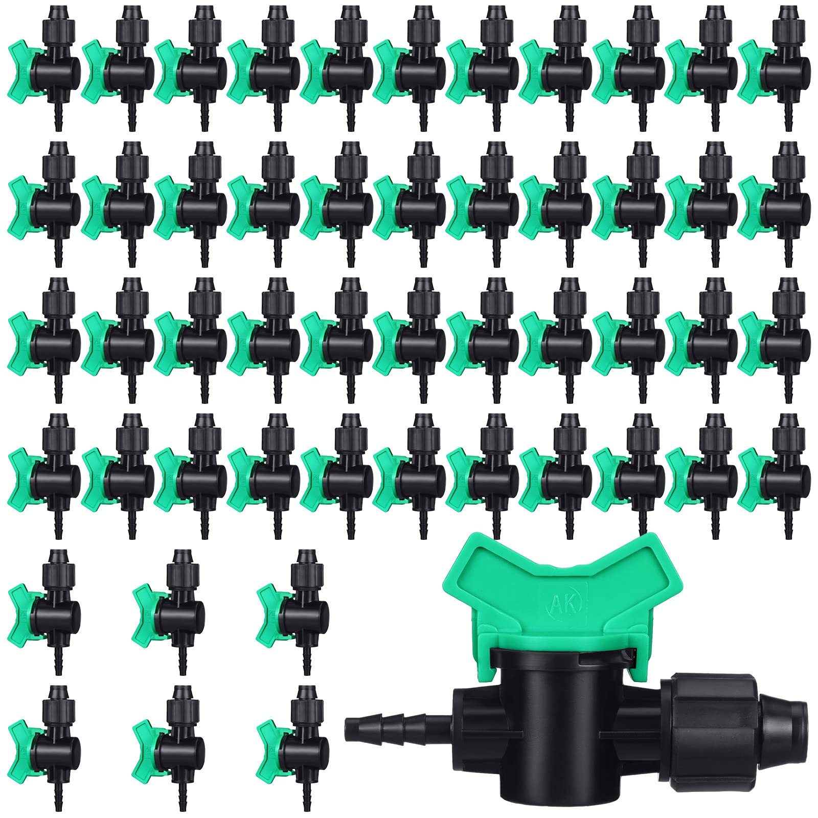 Snapklik.com : 50 Pcs 5/8" Drip Tape X 1/4" Barb Tubing Takeoff Adapter ...