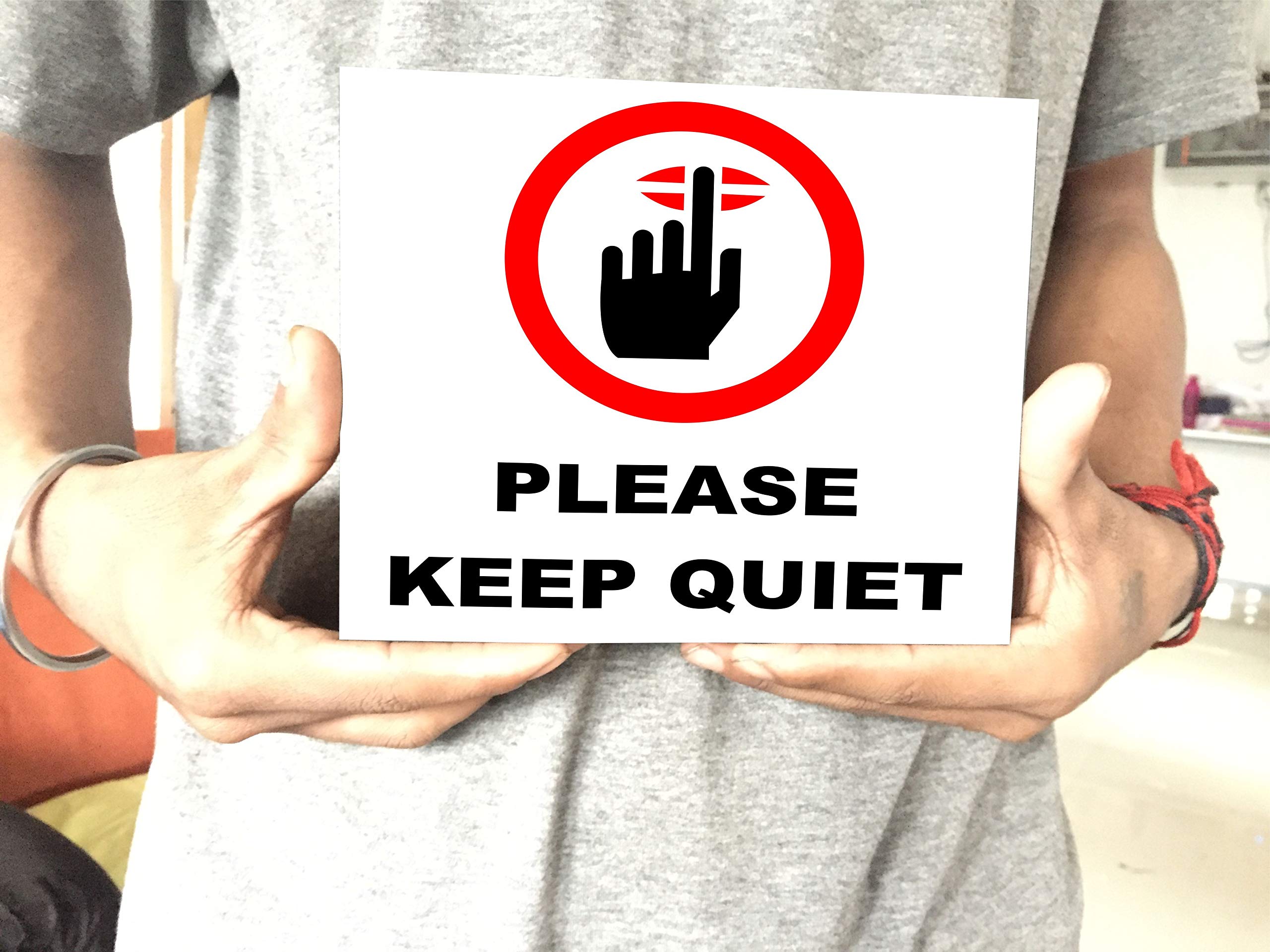 Buy SIGN EVER Please Keep Quiet Sign Boards Office Bank Hospital School ...